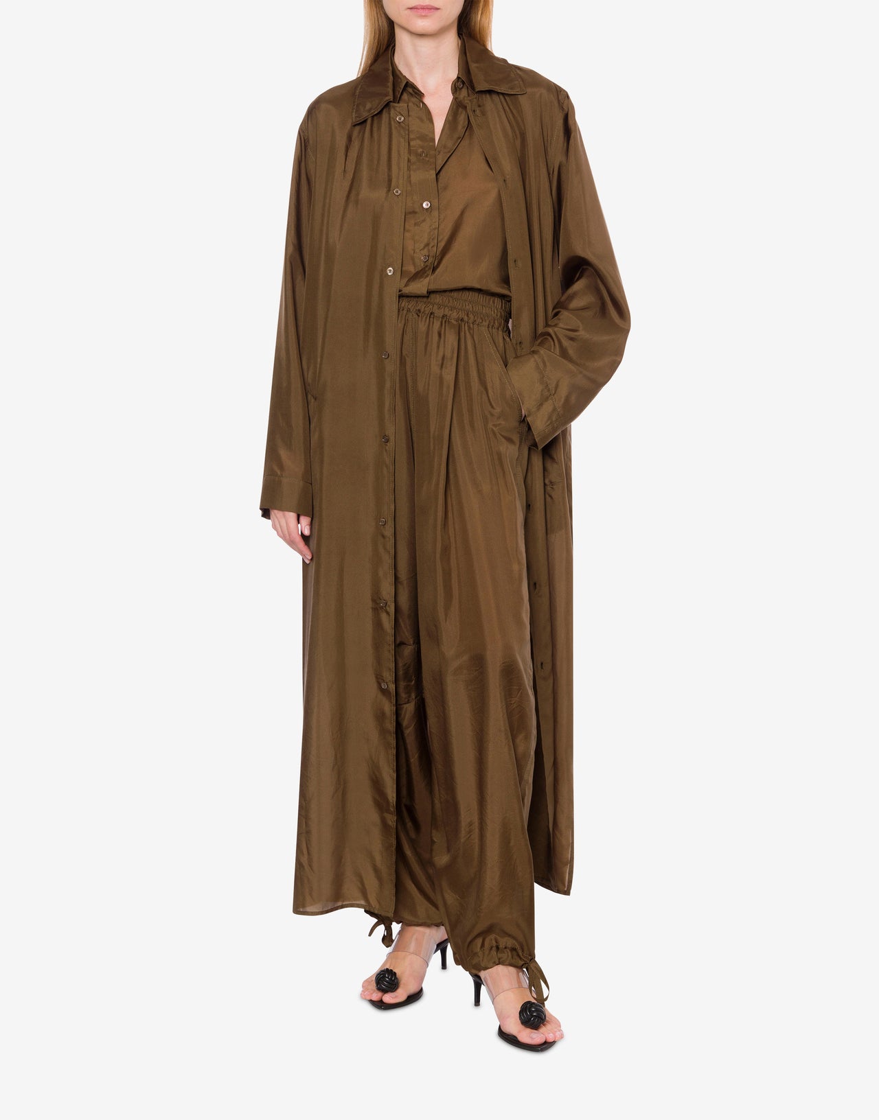 Washed habotai silk duster | Alberta Ferretti