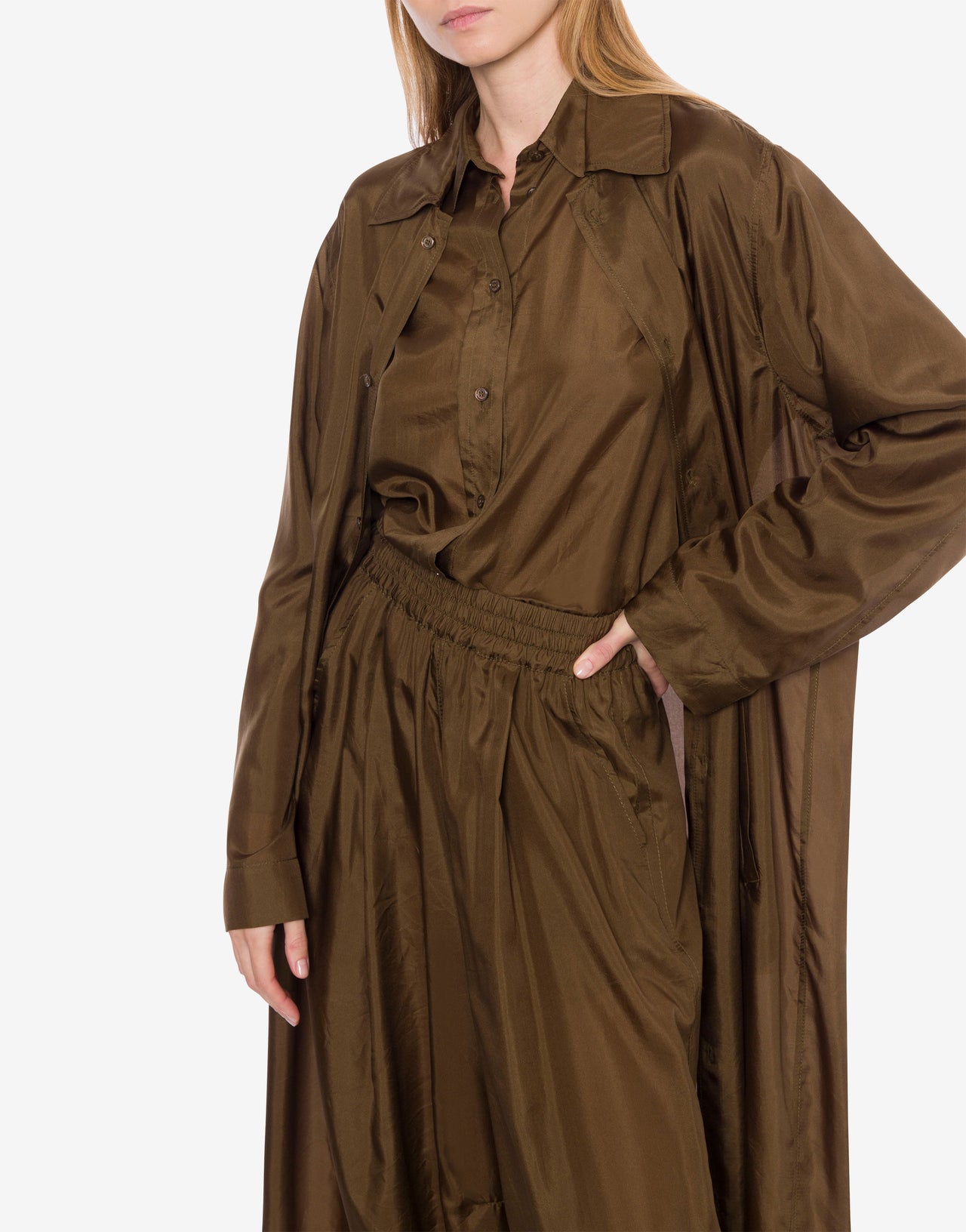 Washed habotai silk duster | Alberta Ferretti